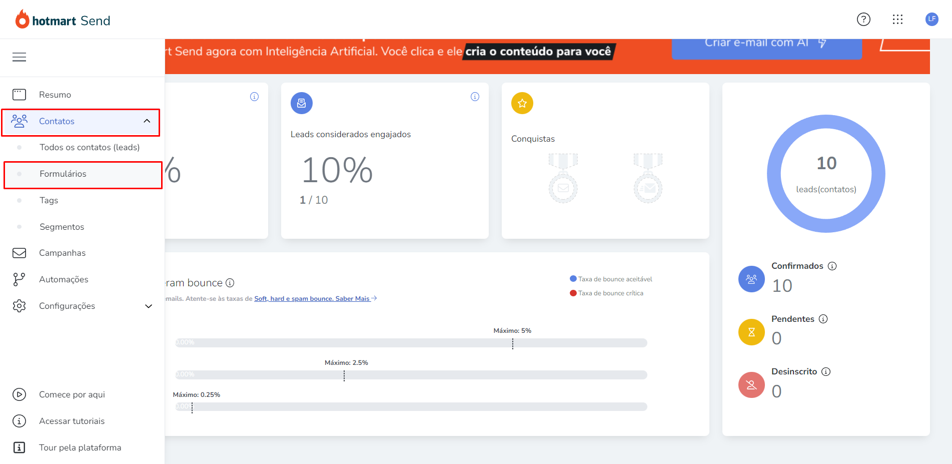 Como integrar um formulário via código HTML – Extensões Hotmart